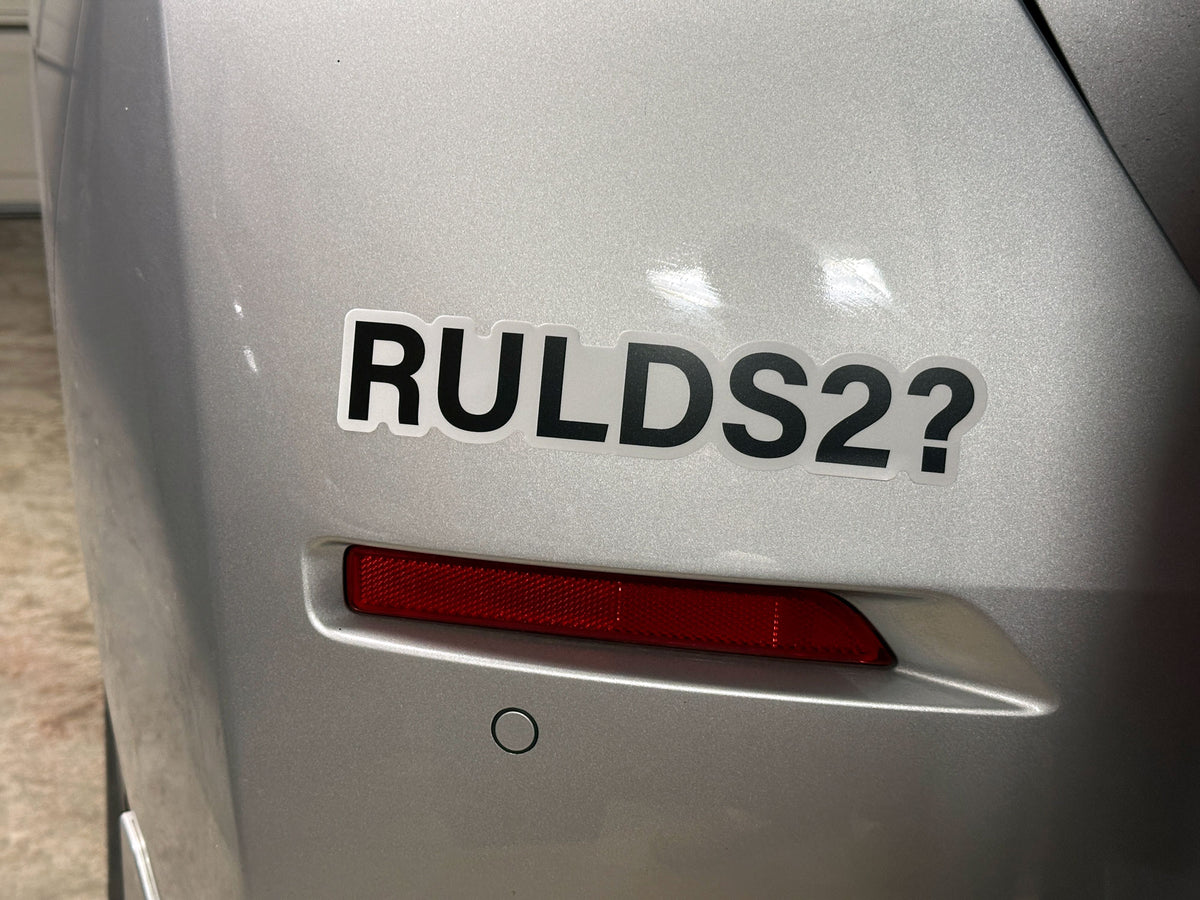 RULDS2? Bumper Sticker 9.25" wide by 1.75" tall — LDS Honey