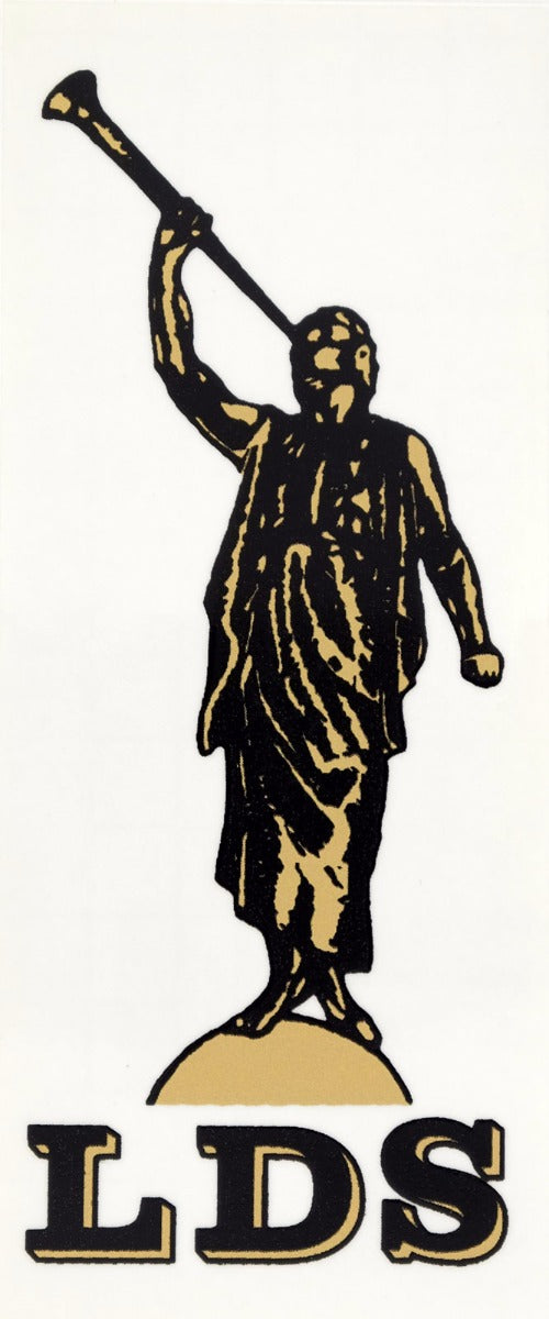 LDS Angel Moroni Bumper Sticker Decal — LDS Honey