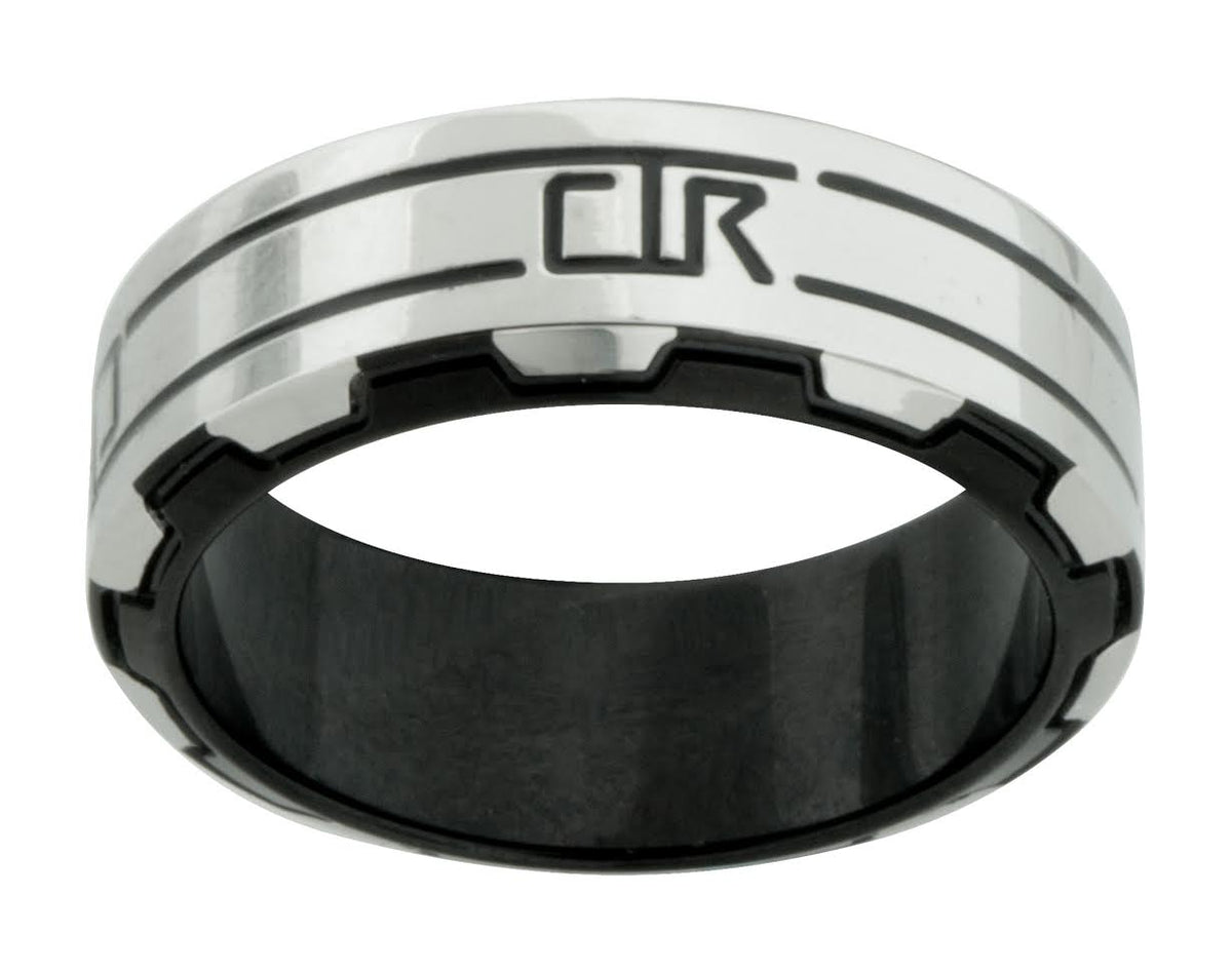 Gears Stainless Steel CTR Ring — LDS Honey